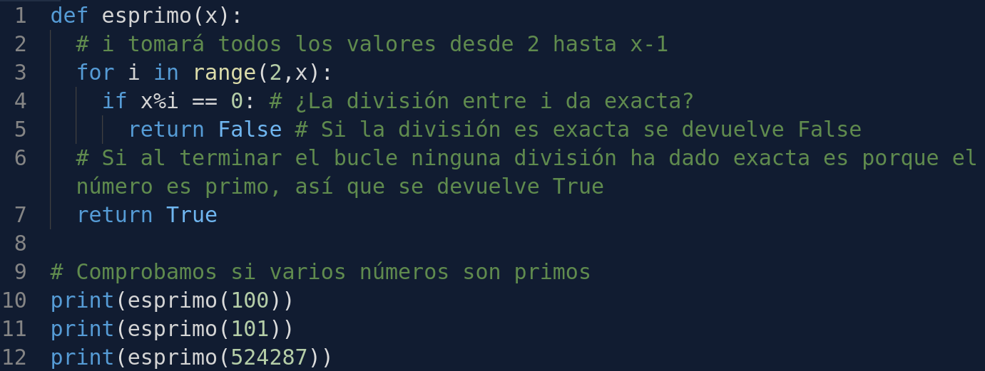 Ejemplo 403: ¿Es primo este número? | Python Pioneers: Una aventura de ...